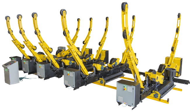 Turning Rolls: Growing Line Systems