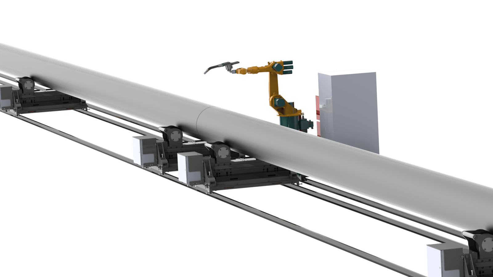 Robotic Welding For Full Root, Fill & Cap Welding Of Pressure Pipe