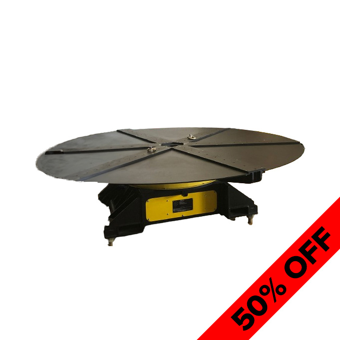 Refurbished 40-Ton Low Profile Welding Turntable: TRN40-200