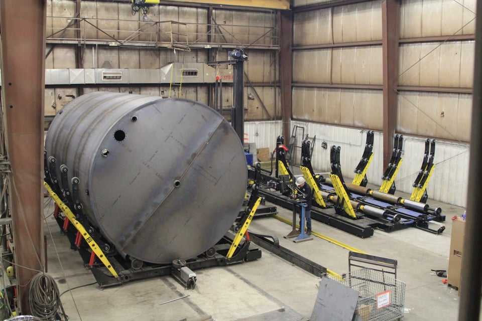 Tank Manufacturing Equipment Upgrade Results in 50% Less Cycle Times