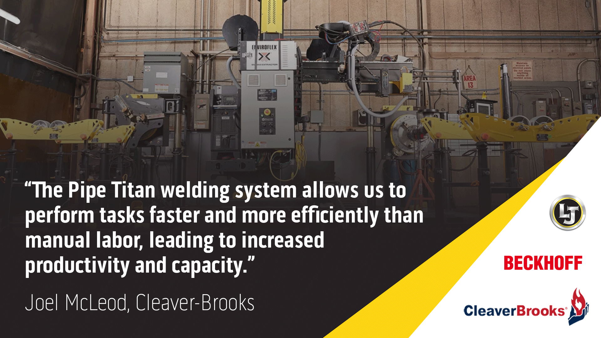 Tripling Production Efficiency with LJ's Pipe Titan Welding System