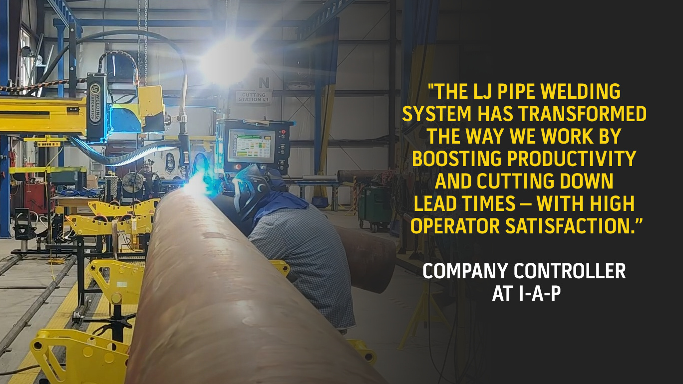 Improving Pipe Welding Productivity with LJ’s Automated Welding System