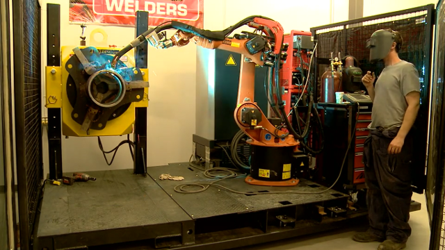 Robotic Welding For Full Root, Fill & Cap Welding Of Pressure Pipe