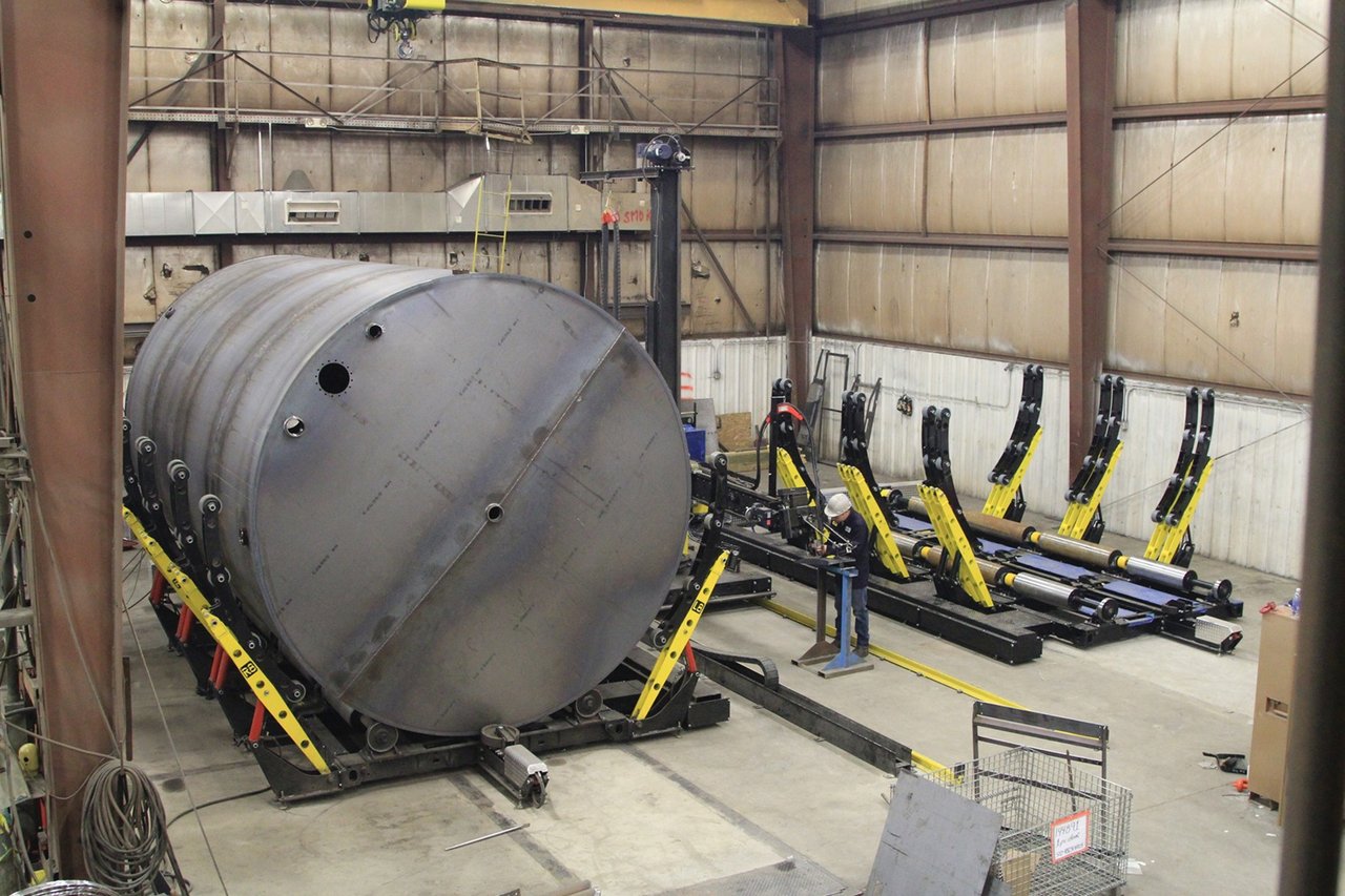 Tank Manufacturing Equipment Upgrade Results in 50% Less Cycle Times
