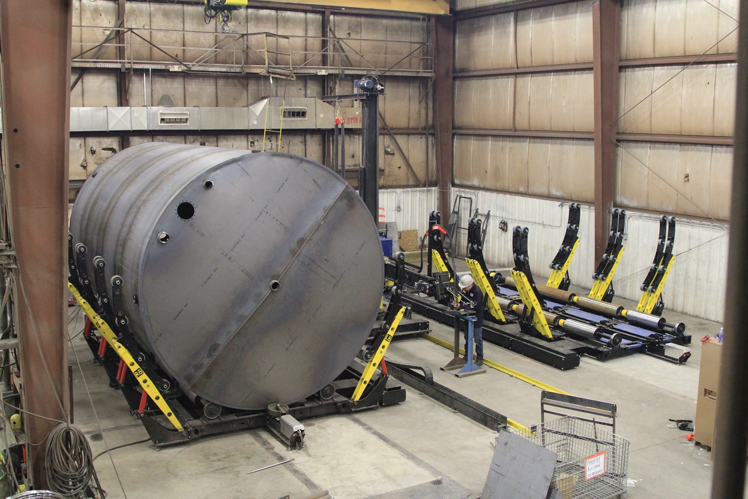 Tank Manufacturing Equipment Upgrade Results in 50% Less Cycle Times