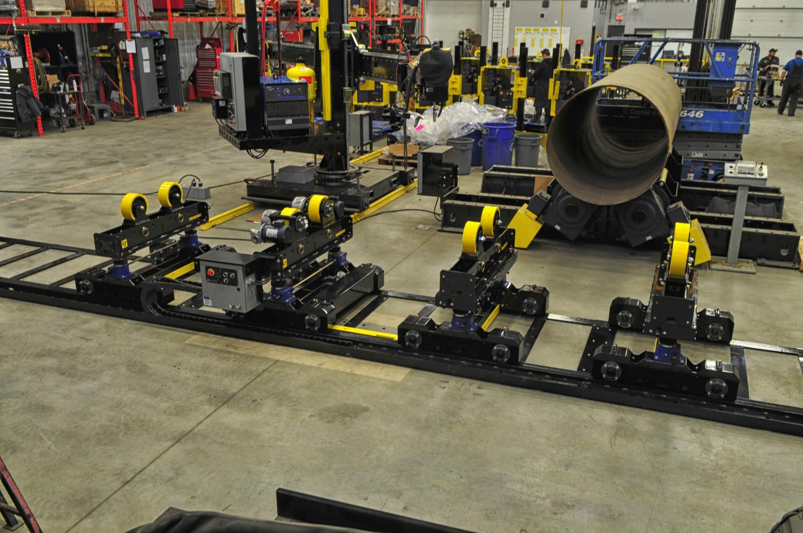 10TMR Pipe Double Joining System: Pipe Turning Roll System