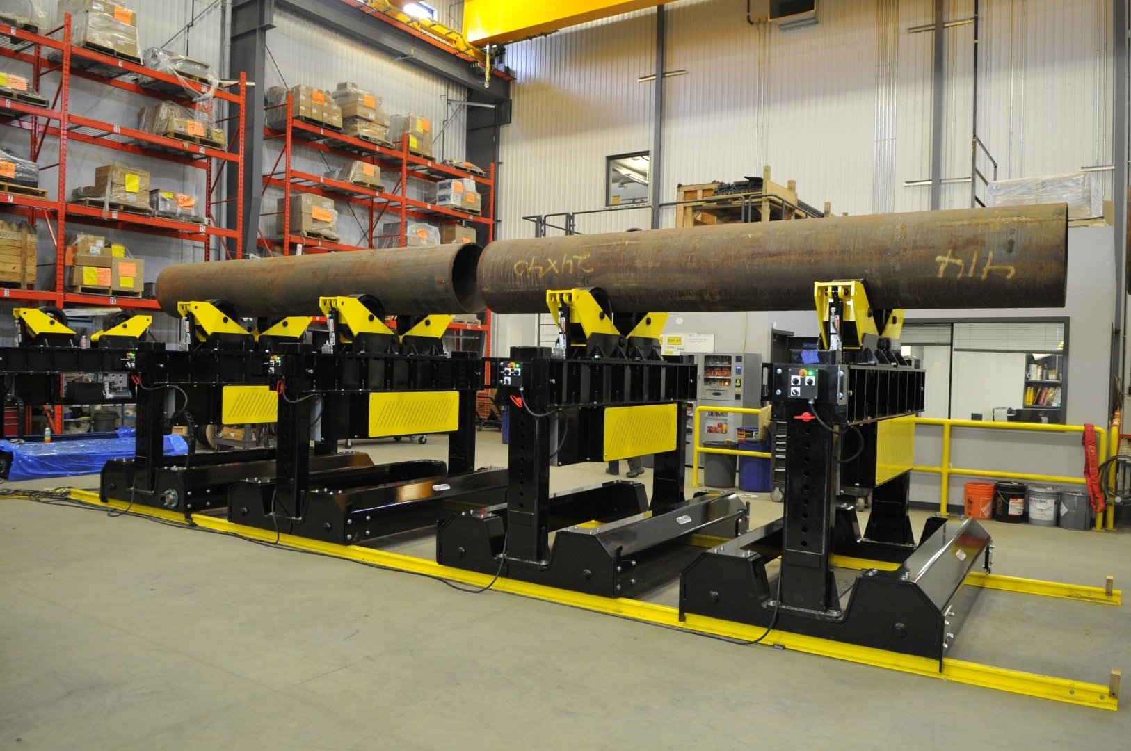 40TMR PIPE DOUBLE JOINTING SYSTEM: PIPE TURNING ROLLS FOR FASTEST FIT ...