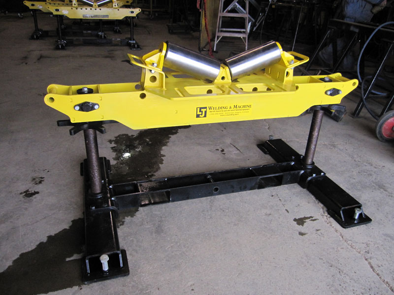 4-Ton Horizontal V-Roller Head Pipe Roller Stands (Pipe Stands)