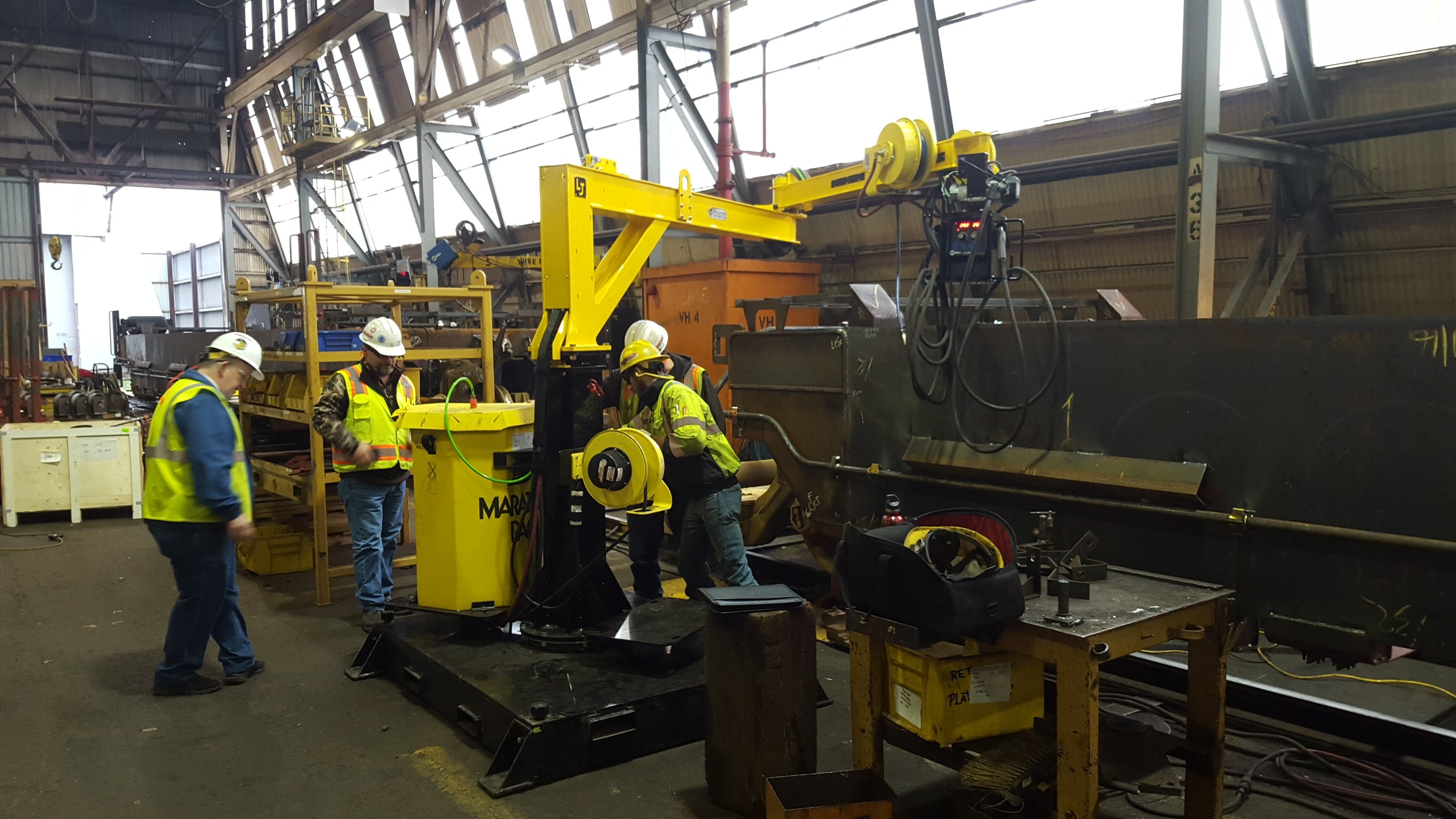 MIG Welding Boom Mount