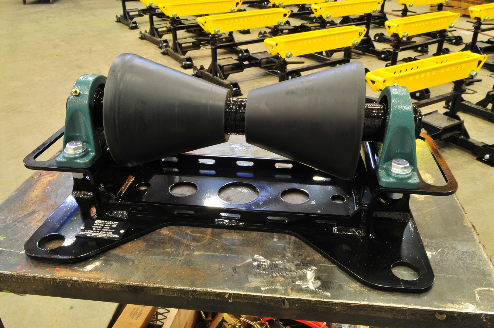 1-Ton Pipeline Rollers (Pipe Rollers or Pipe Roller Supports) for 2-24" OD