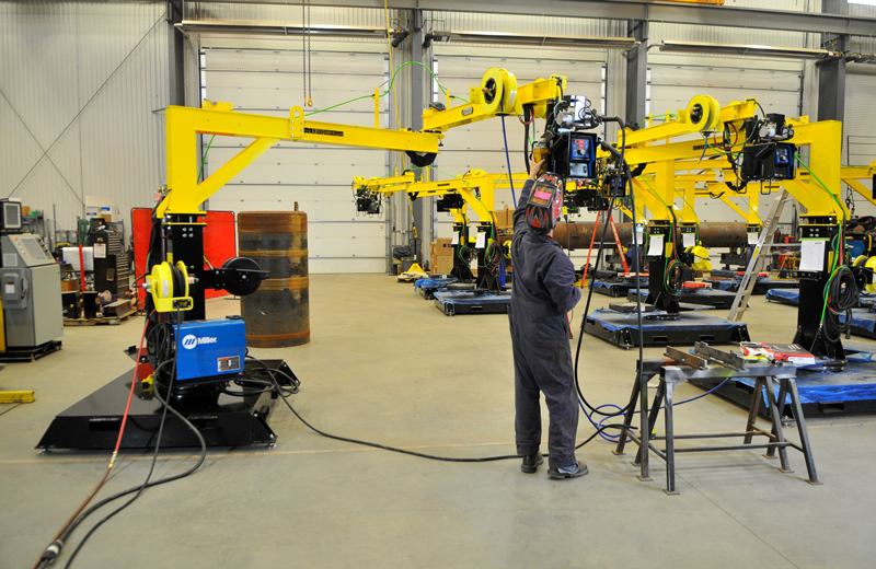 MIG Welding Arm Boom Mount For Hire / Welding Manipulator Rentals