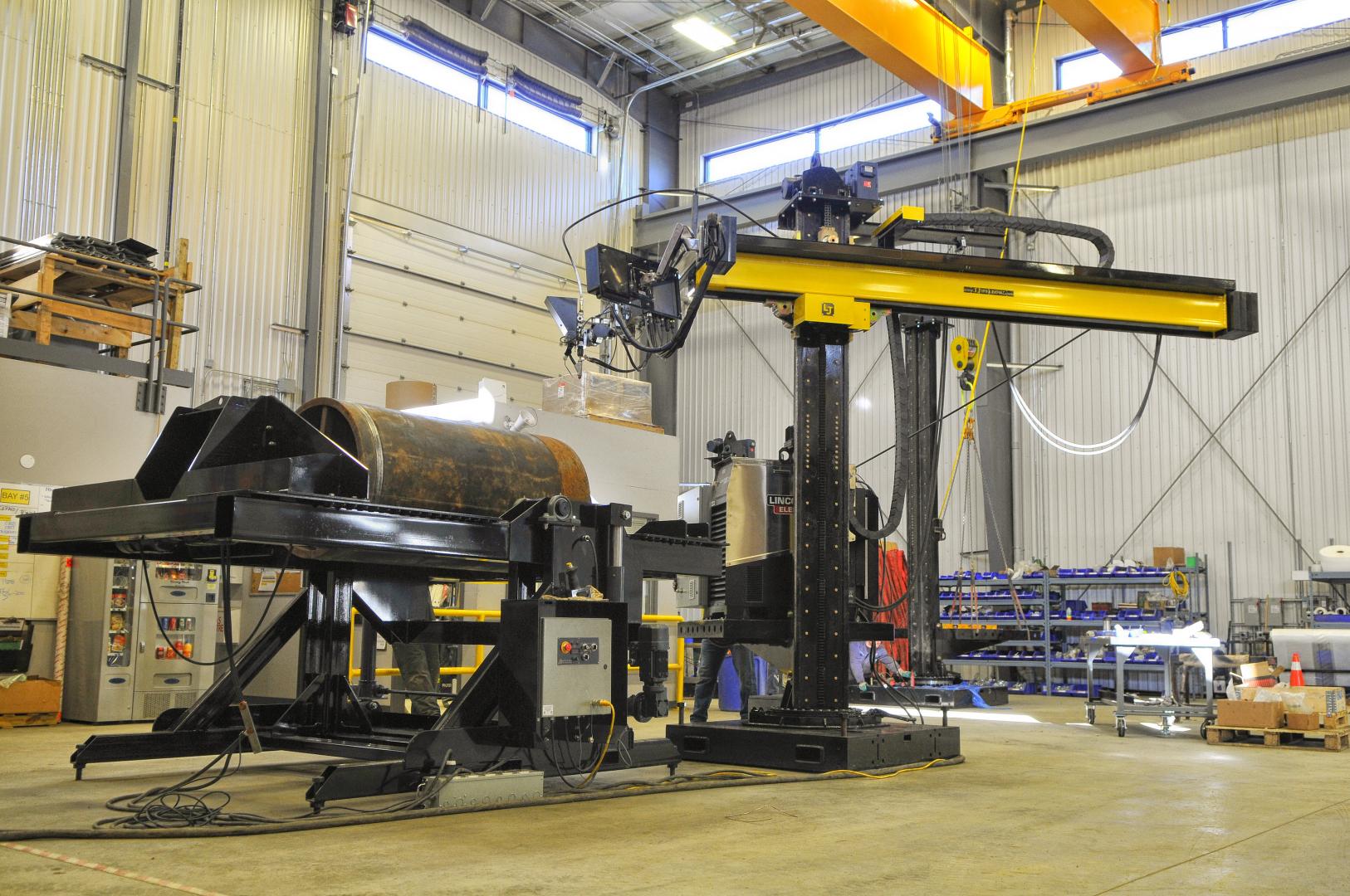6' x 6' Column & Boom Welding Manipulator - LJ Welding Automation