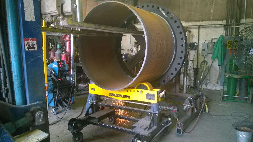 16,000 lb Gear Elevated Roller Support Stands (Welding Pipe Stands) UHD-200