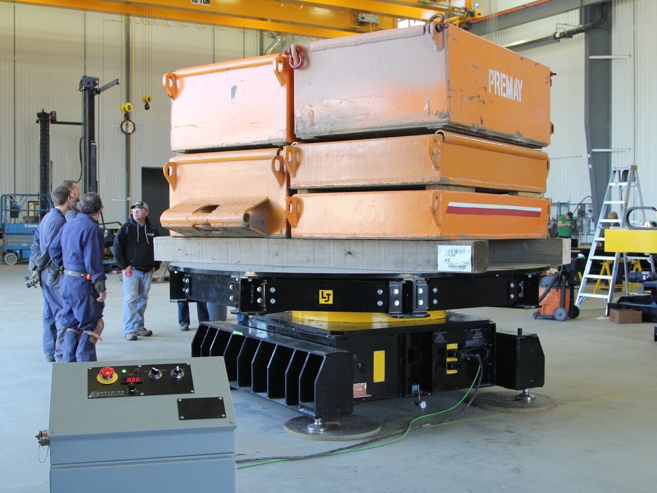 40-Ton Low Profile Welding Turntable (Rotary Floor Turntable) TRN40-100