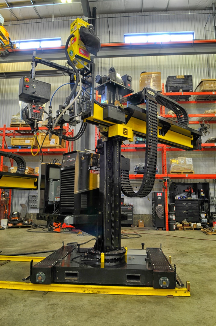 6' x 6' Column & Boom Welding Manipulator - LJ Welding Automation
