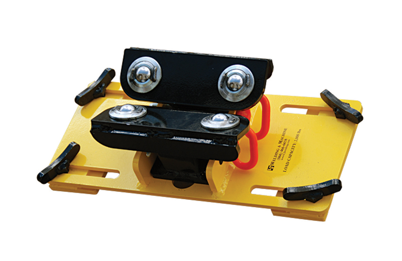 Multi-Directional Pipe Rollers For Rent / Beam Clamp Rigging Roller