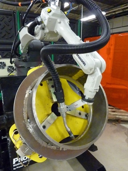 1RPT-100 Gear Tilt Robotic Welding Positioner System - LJ Welding