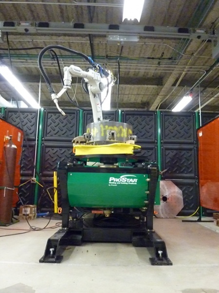 Gear Tilt Robotic Welding Positioner System: 1RPT-100
