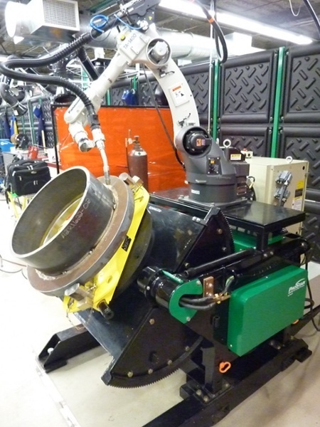 1RPT-100 Gear Tilt Robotic Welding Positioner System - LJ Welding