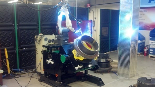 Gear Tilt Robotic Welding Positioner System: 1RPT-100
