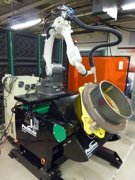 1RPT-100 Gear Tilt Robotic Welding Positioner System - LJ Welding